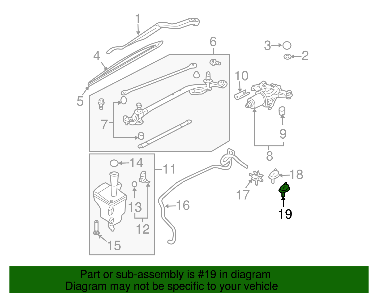 2000-2006 Nissan Sentra Nozzle 28931-4Z000 | Nissan Parts Central