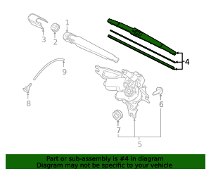 2020-2026 Hyundai Wiper Blade 98850-H9000 | OEM Parts Online