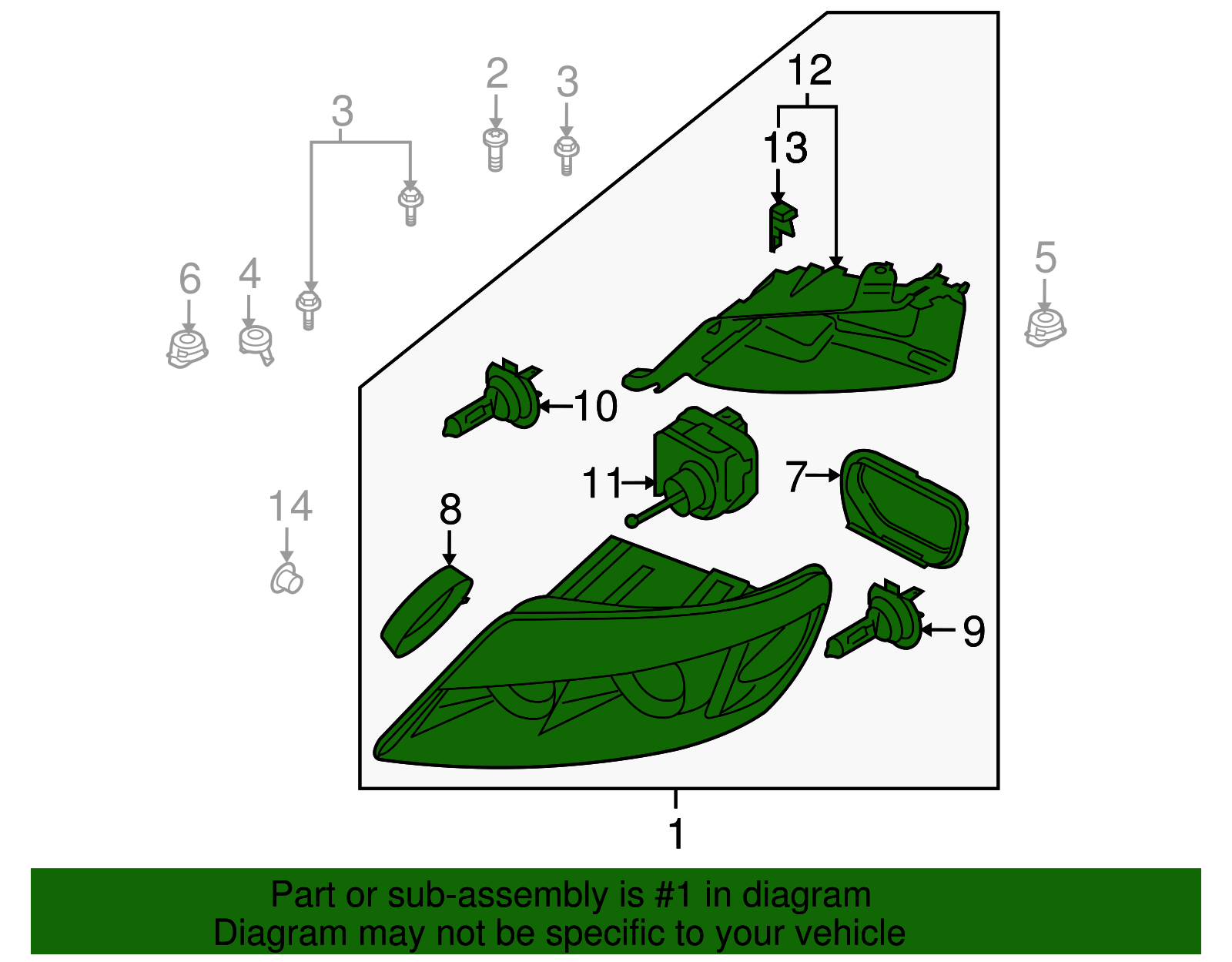 4L0-941-004-AJ - Headlamp Assembly 2010-2015 Audi Q7 | Audi OEM Parts Guy