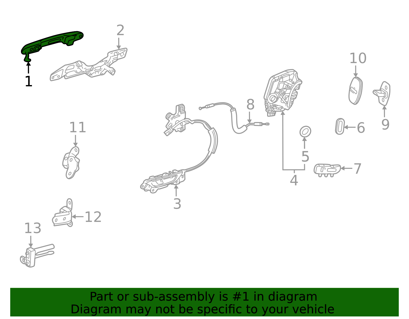 69210-F6010-C0 - Handle, Outside | My L Parts