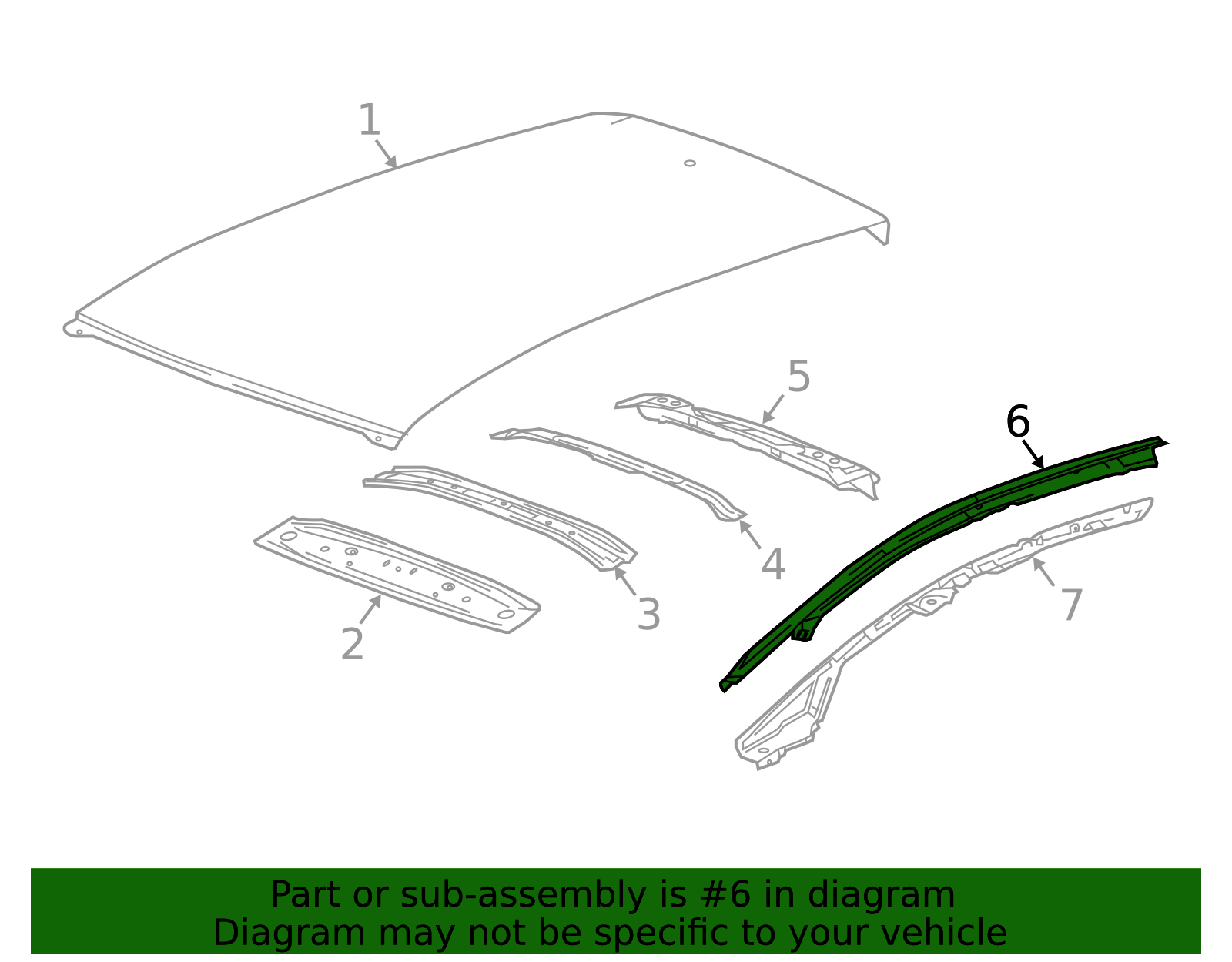 2017-2023 Chevrolet Driver Side Windshield Outer Side Frame 42546442 GM ...