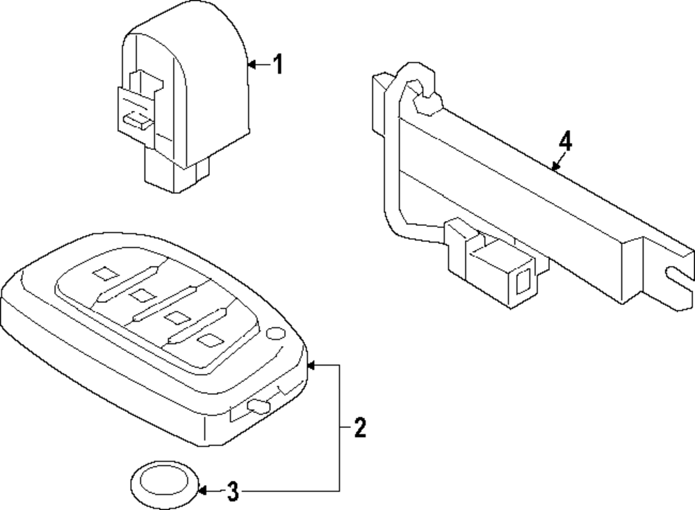 Hyundai - 95460-BV200 - Keyless Entry Antenna - 2023-2025 Genesis GV60 ...