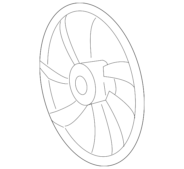 Genuine Toyota Fan Blade part# 16361-0P260 for 2012-2018 Toyota ...
