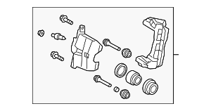 2018-2019 Toyota Disc Brake Caliper 47750-06320 | Toyota Parts Center