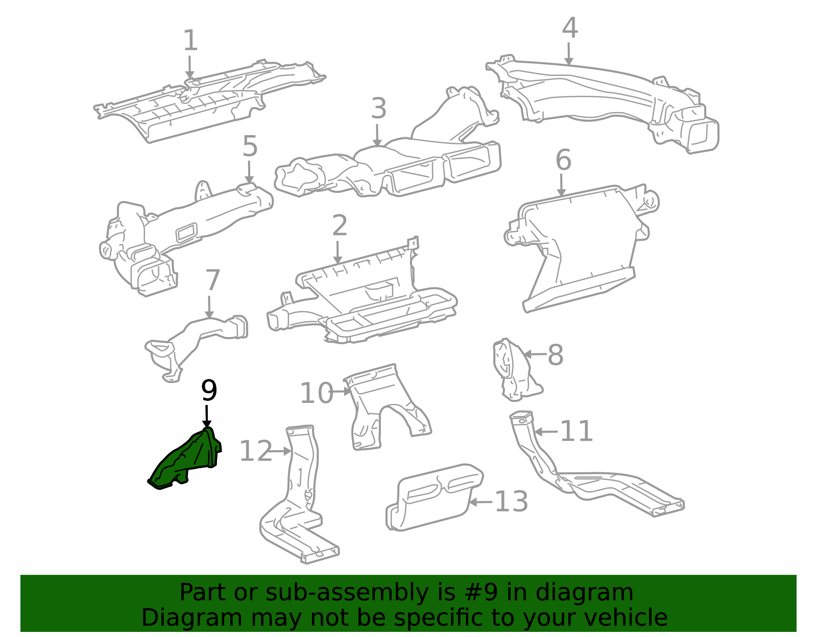87211-12340 - High-Quality Heat Duct for 2008-2017 Toyota | AutoNation ...