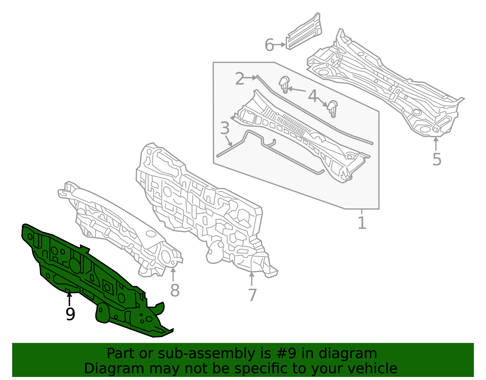 Hyundai - 84120-S2300 - Sound Absorber - 2021-2023 Hyundai Santa Fe ...