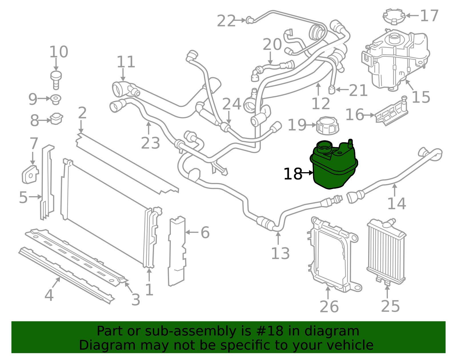 17138617045 - Auxiliary Reservoir (17-13-8-617-045) | BMW of South ...