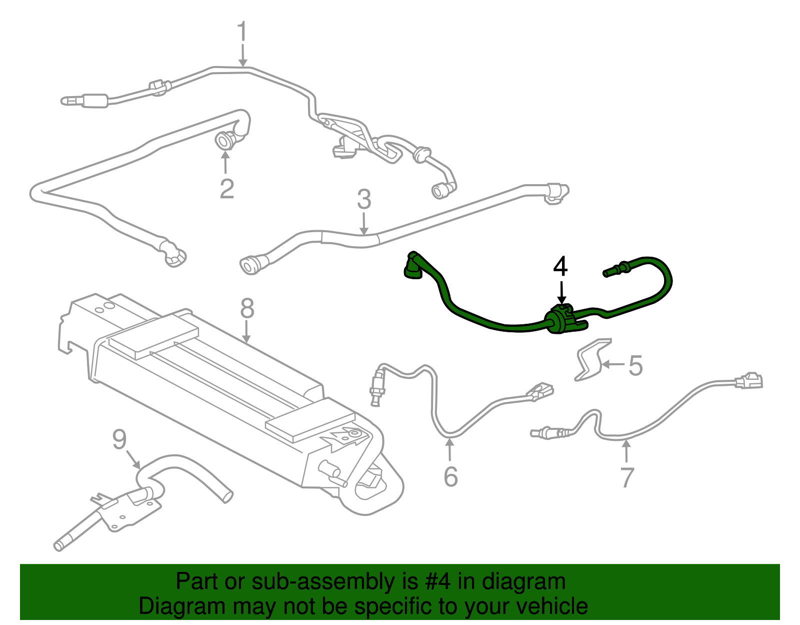 Genuine OEM Purge Control Valve Part# AJ814246 Fits 2010-2024 Jaguar ...