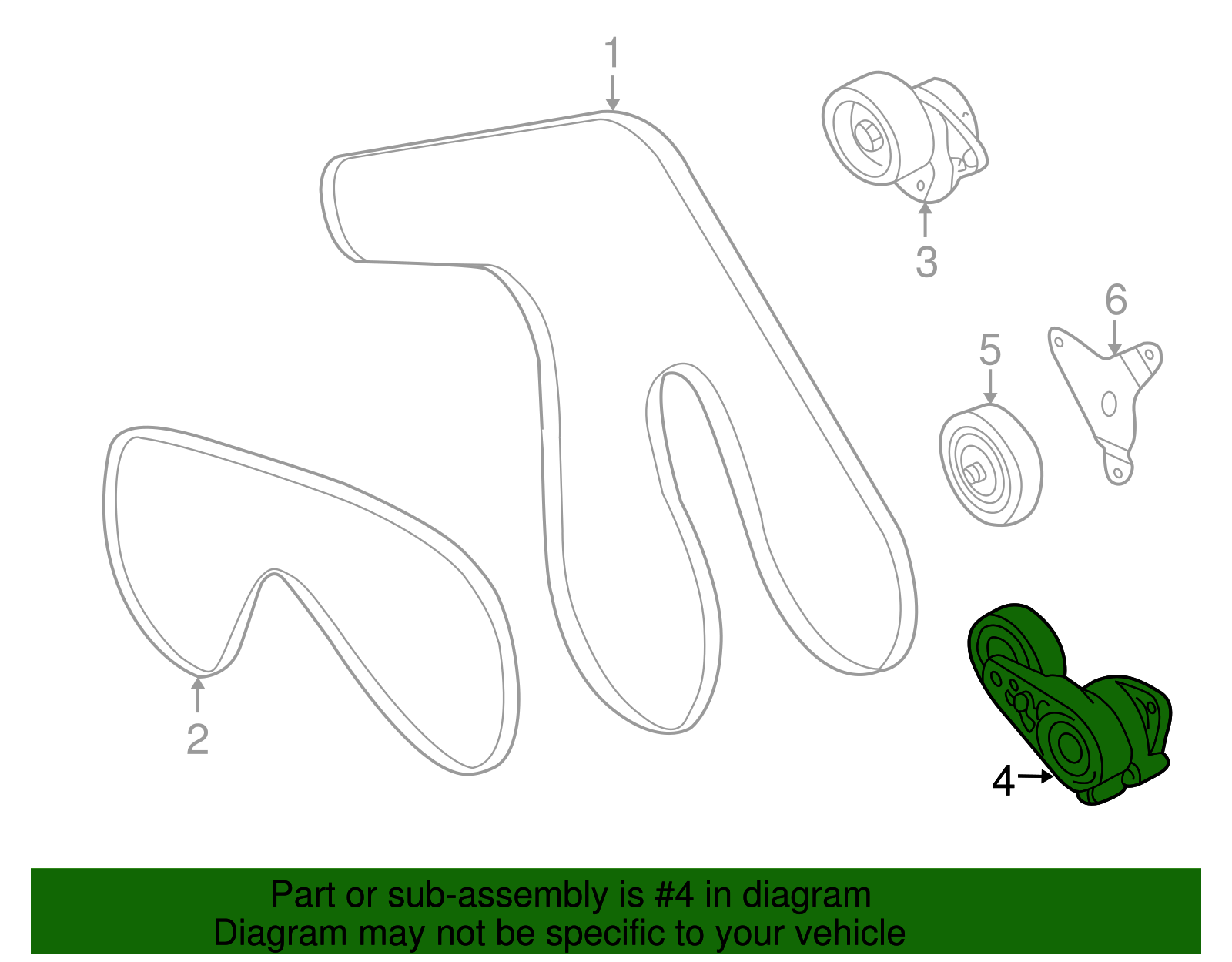 11955AR01A - Tensioner 2002-2010 Infiniti | Infiniti of Orland Park