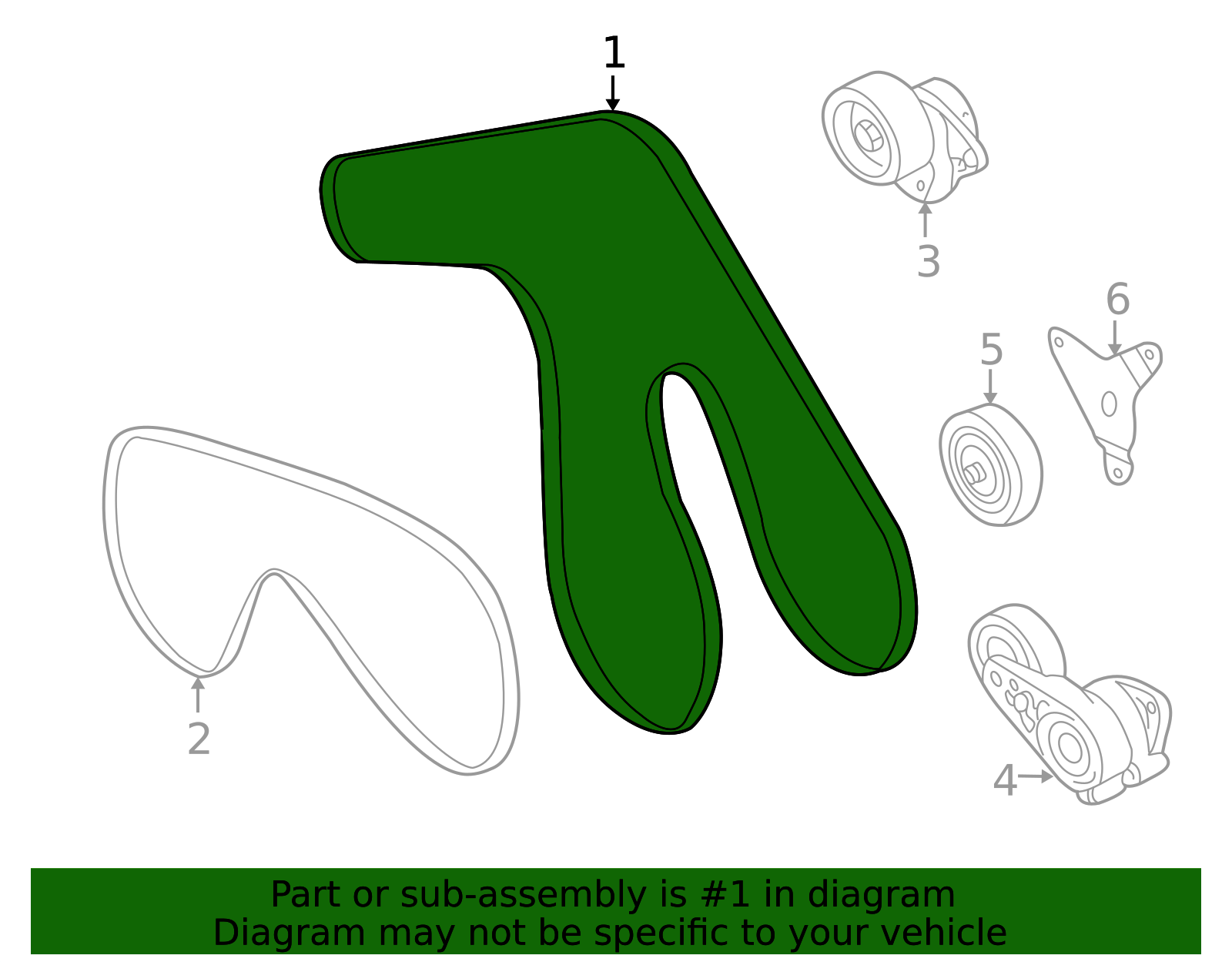11720-AR010 - Serpentine Belt 2002-2010 INFINITI | Official INFINITI ...
