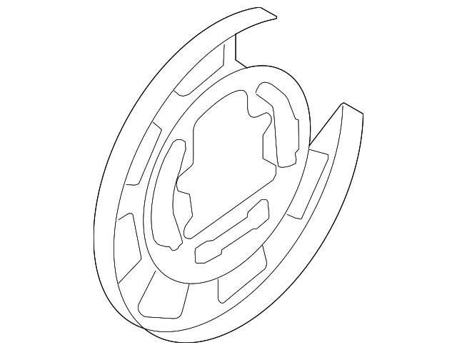 2009-2012 Hyundai Elantra Backing Plate 58252-1H000 | OEM Parts Online