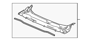 74200-TVA-A00 - Cowl Grille 2018-2022 Honda Accord | Honda Parts Online