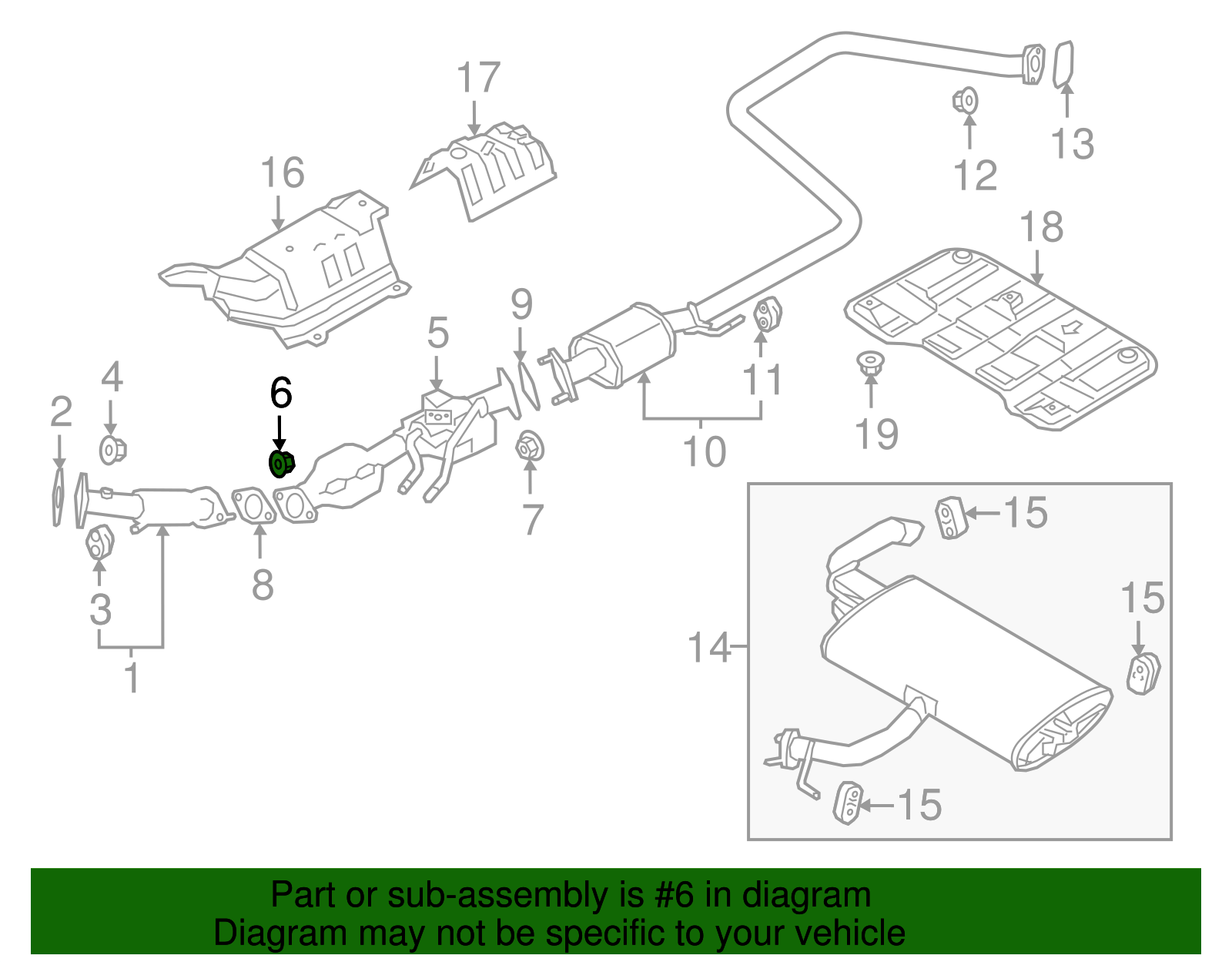 2011-2025 Kia OEM NEW 2011-2020 Kia Optima Left Or Right Rear Muffler ...