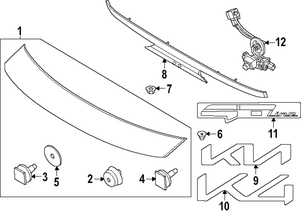 87385-GG000 - Molding Screw 2025 Kia K4 | Kia.Parts Store