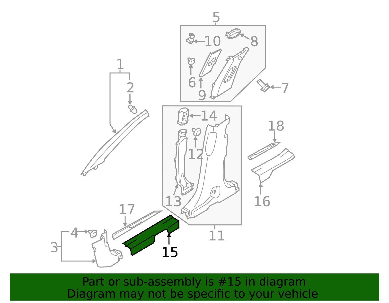 Door Sill Plate 85881-4Z000-RYN - Genuine Hyundai Protection ...