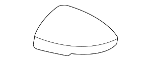 2022-2024 Mitsubishi Mirror Cover 96373W052P | Mitsubishi Parts ...