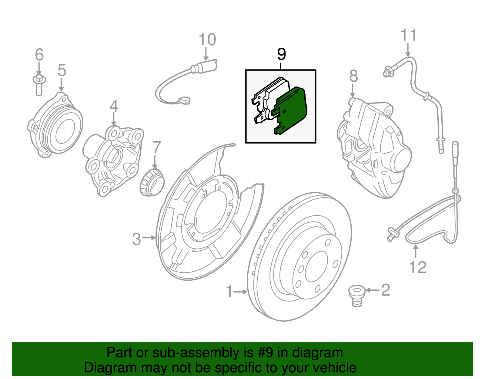 34218099354 - 2015-2020 BMW Brake Pads Rear (34-21-8-099-354) | BMW of ...
