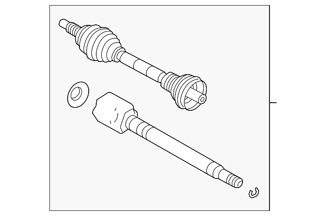 Genuine OEM Axle Shafts Part# LR064251 Fits 2013-2022 Land Rover: Up To ...