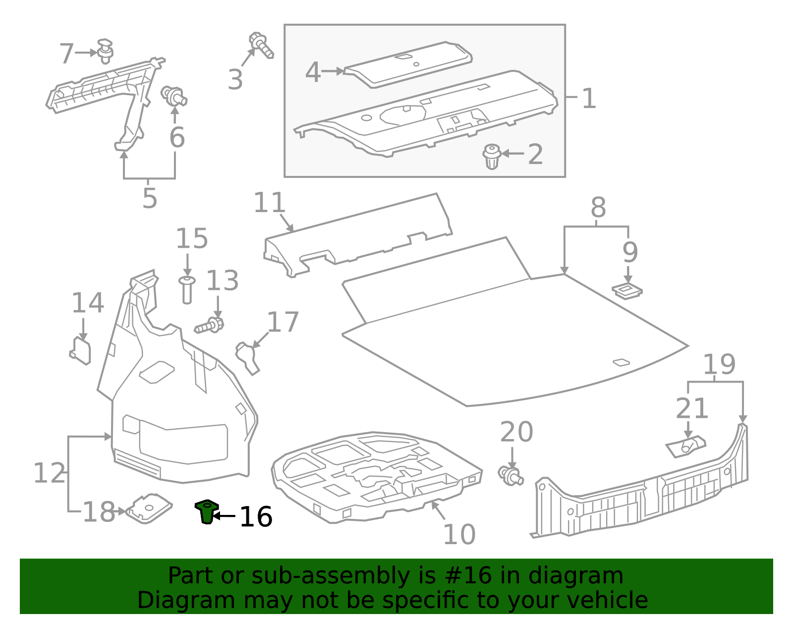 64779-0R010 - Trunk Trim Panel Grommet 2019-2025 Toyota | Longo Toyota ...