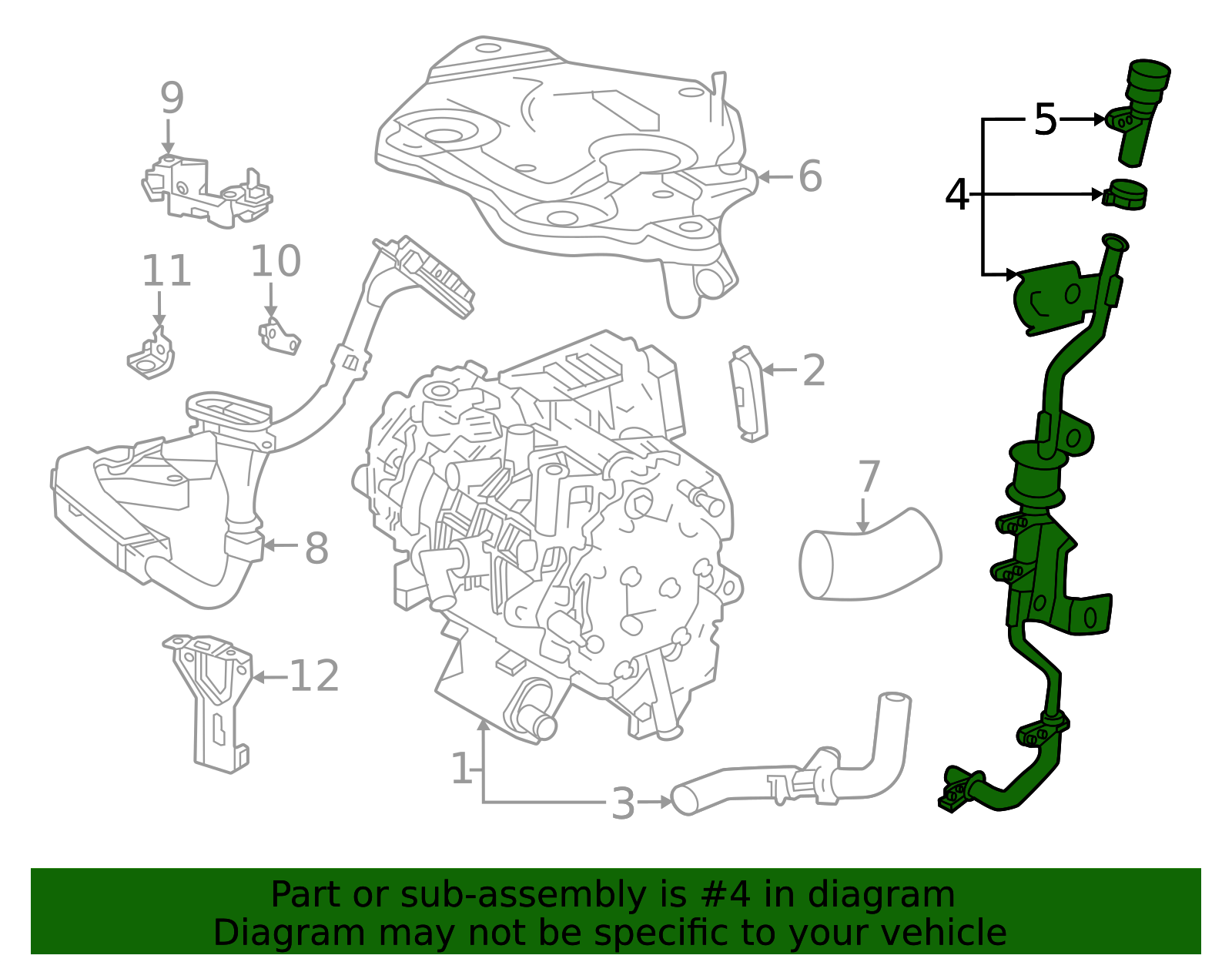 17A40-77010 - Breather Tube 2021-2025 Toyota Mirai | Longo Toyota Parts