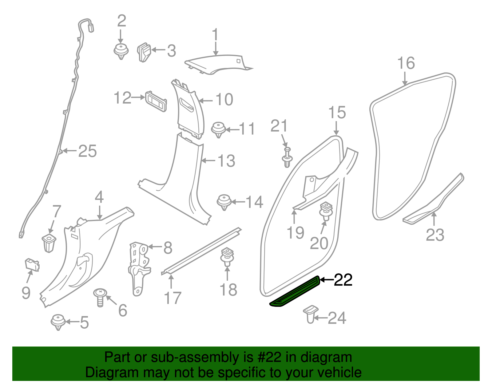 2012-2019 BMW | Scuff Plate | 51477260929 | BMW OEM Parts Store