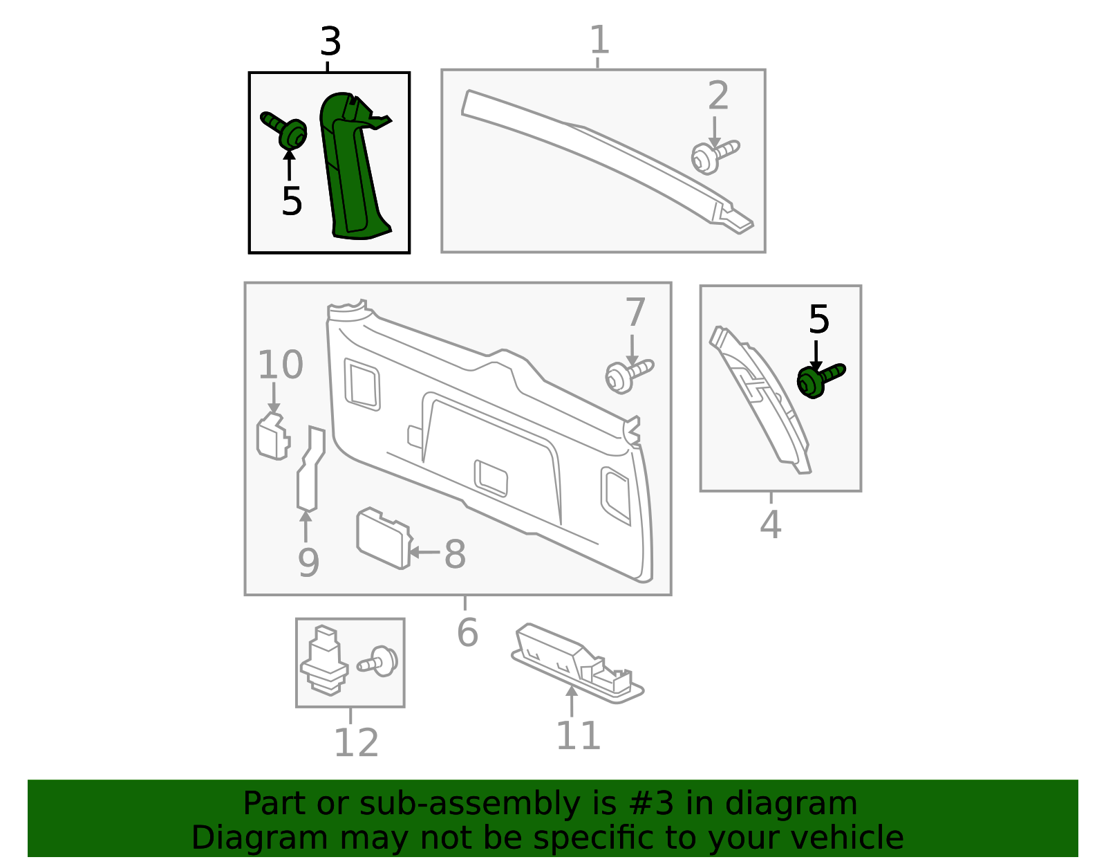 Liftgate Trim - Genuine Rear Hatch Styling Piece | AutoNation Parts