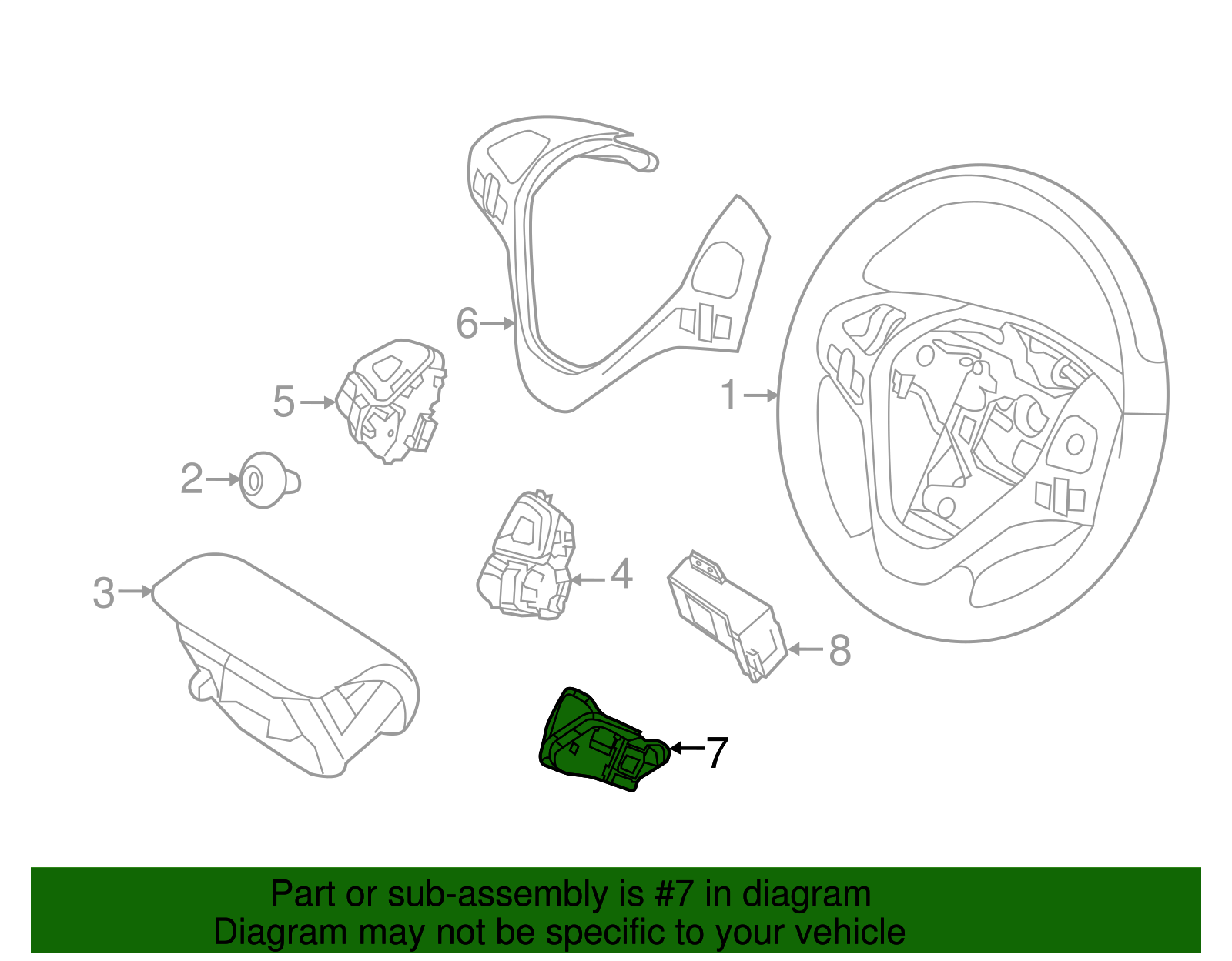 2011-2019 Ford Paddle Switch BT4Z-3F885-AA | Awesome Parts Ford
