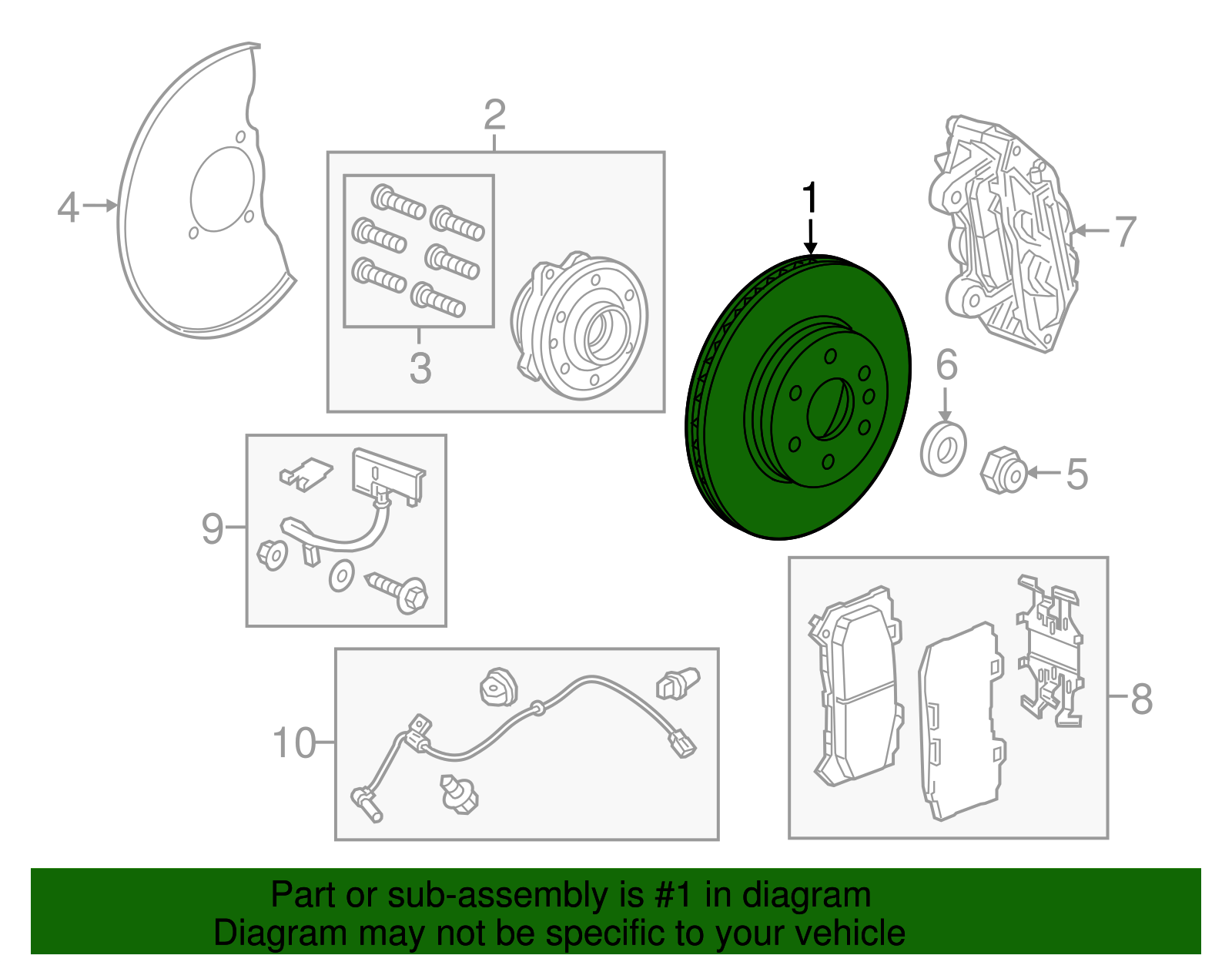2021-2022 GM Rotor 85158898 | Capital Chevy Parts