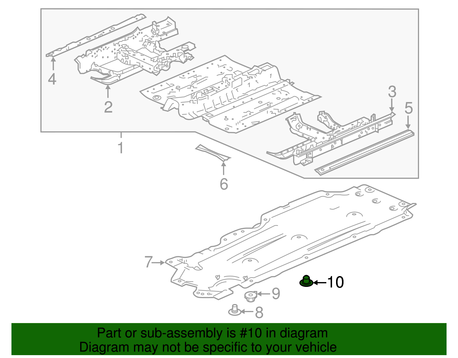 91505-TY2-003 - 2014-2025 Honda - Clip Cover (Lower) | Genuine Honda Parts
