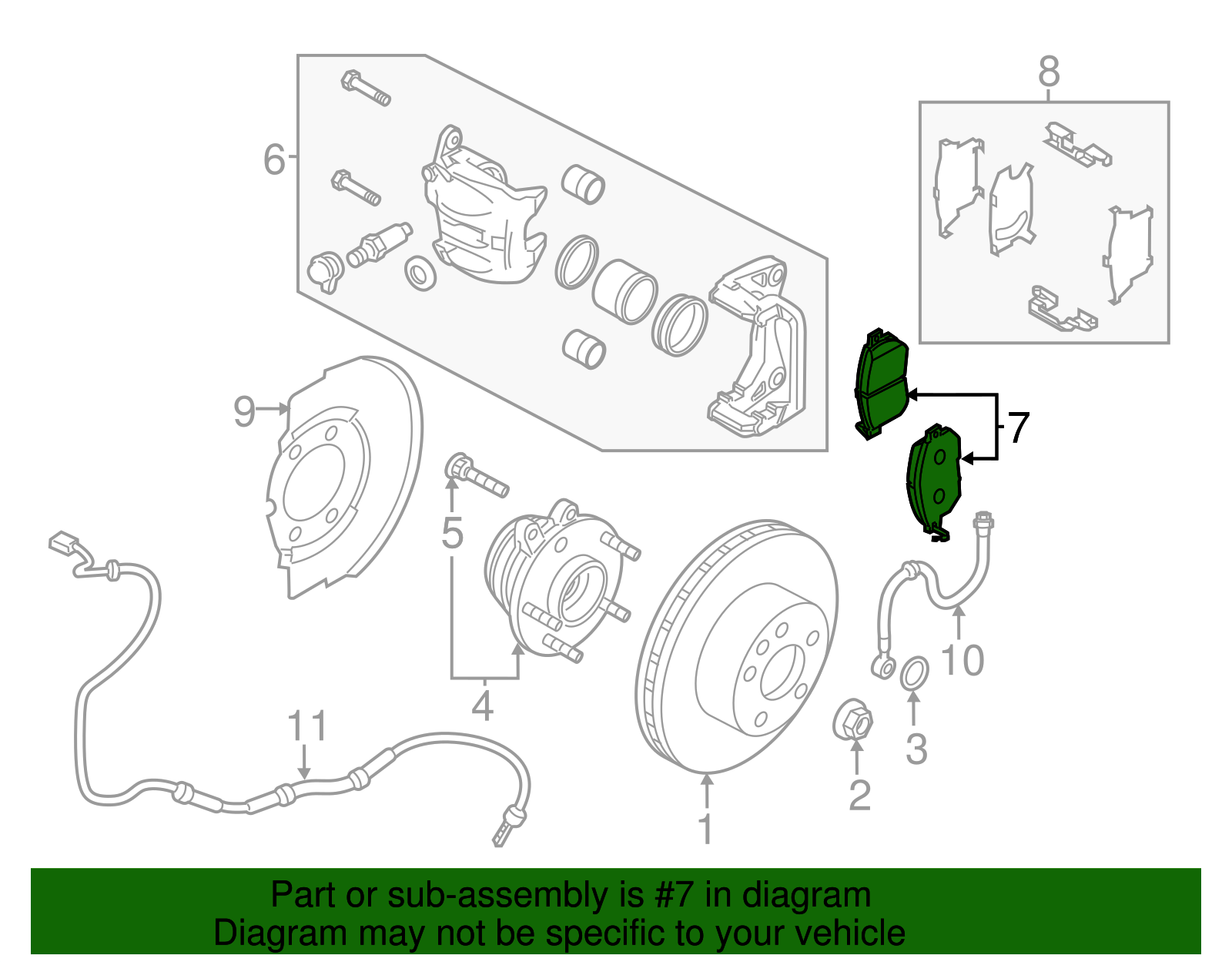 2020-2024 Nissan Murano Pad Kit - Disc Brake D1060-9UH0A | Temecula ...