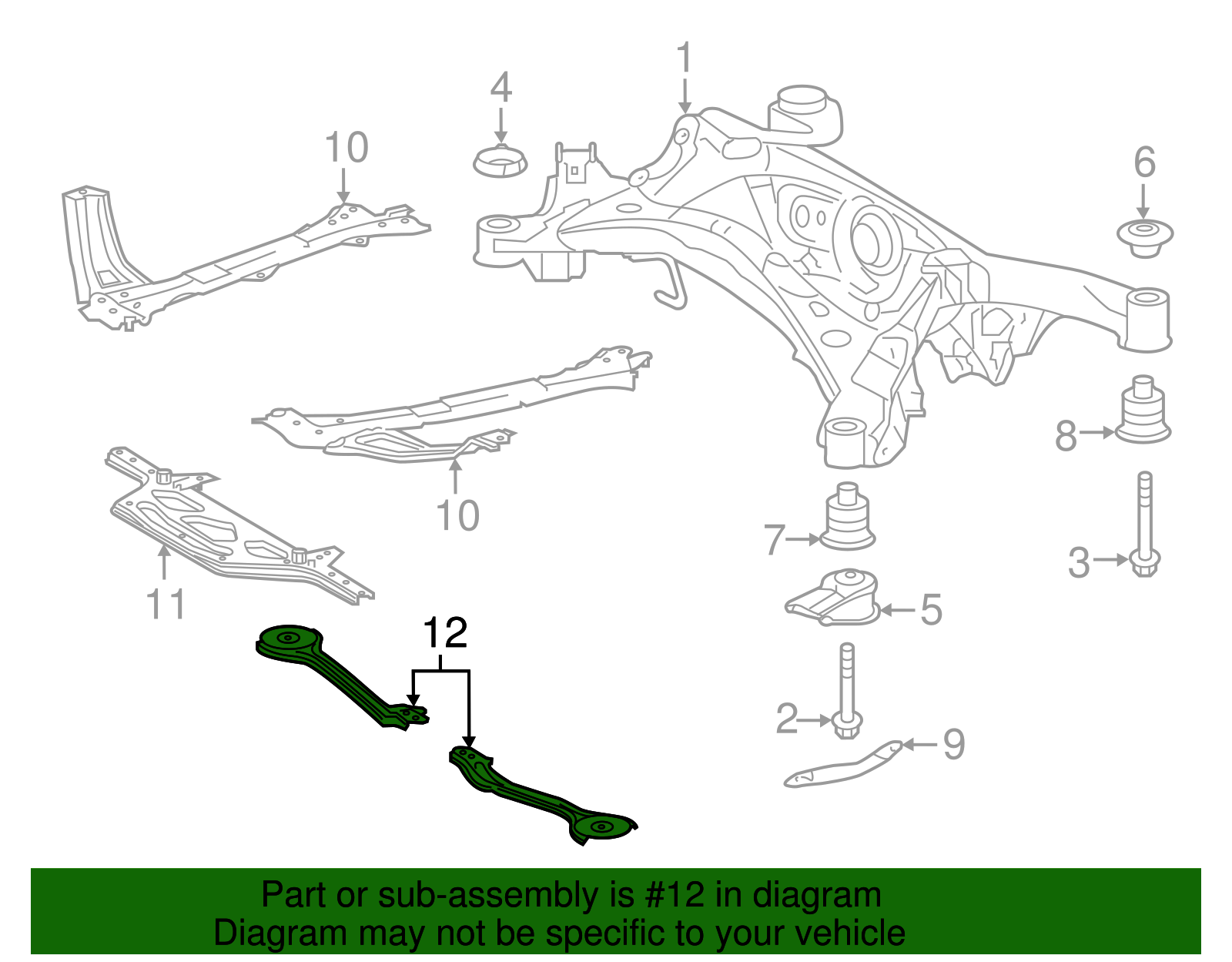 58035-24020 - 2020-2021 Lexus RC F - Outer Brace | My L Parts