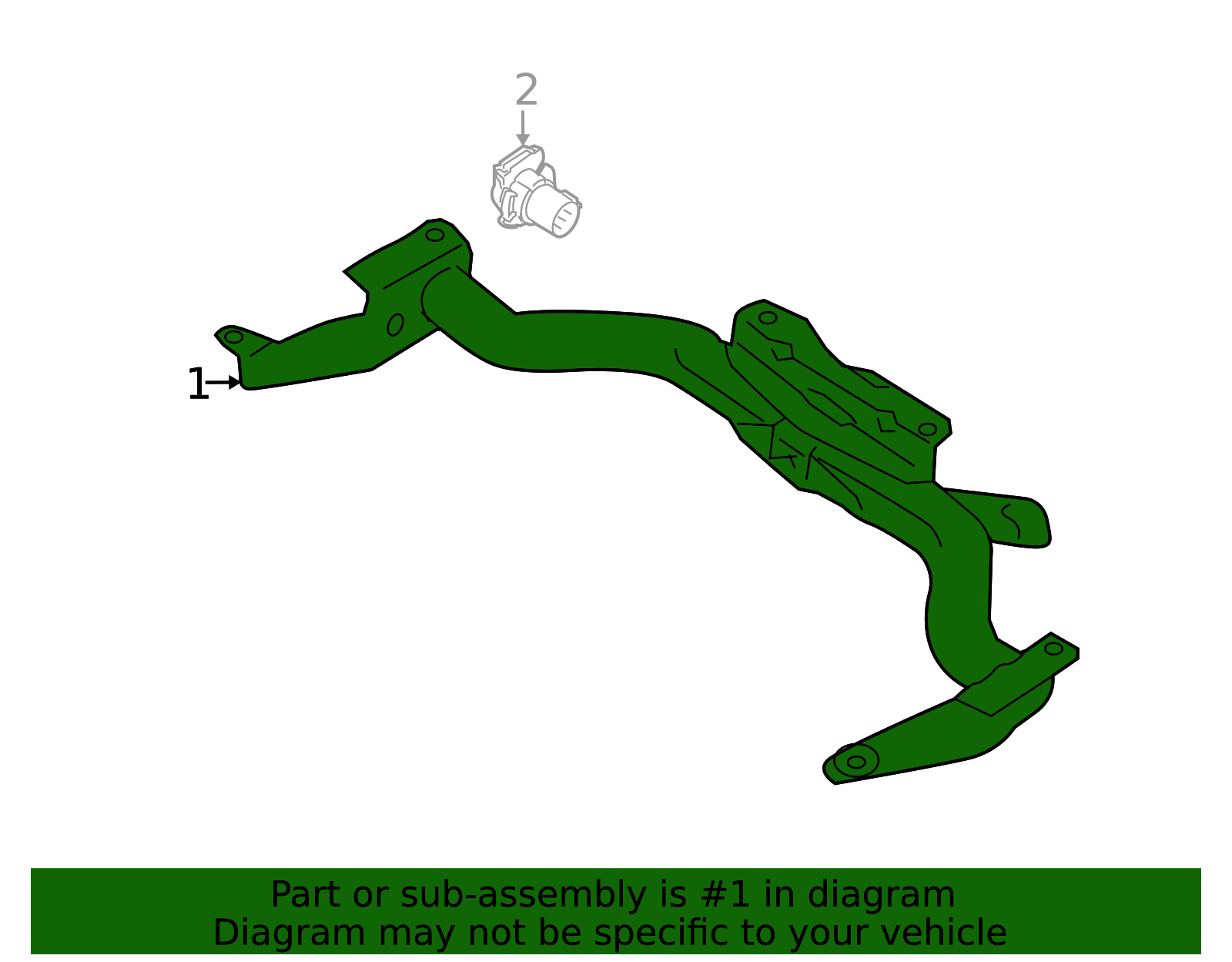 2012-2015 Nissan TITAN Trailer Hitch 51170-ZT00A | Nissan Parts Plus