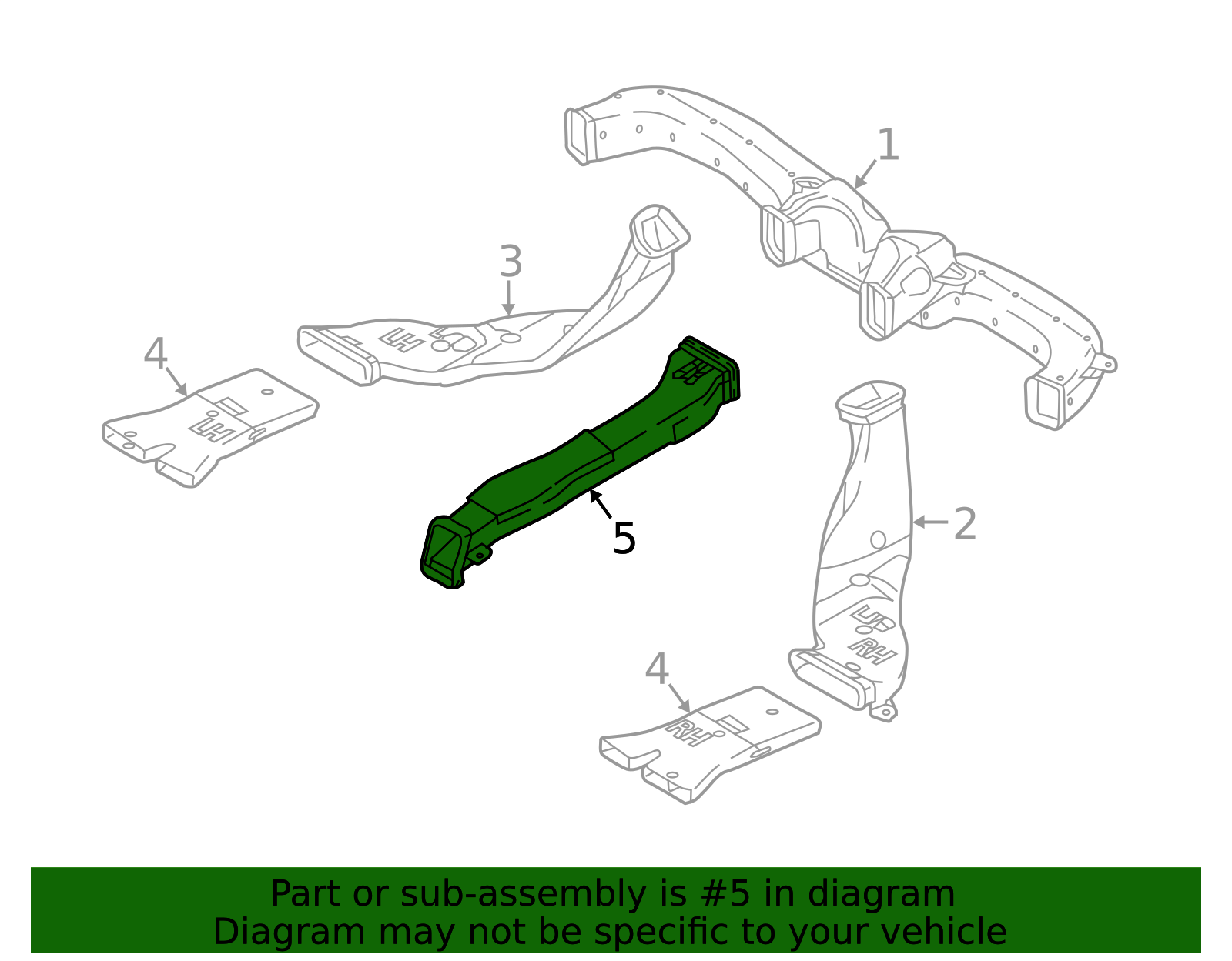 97010-D9000 - Center Duct 2017-2022 Kia Sportage | Kia.Parts Store