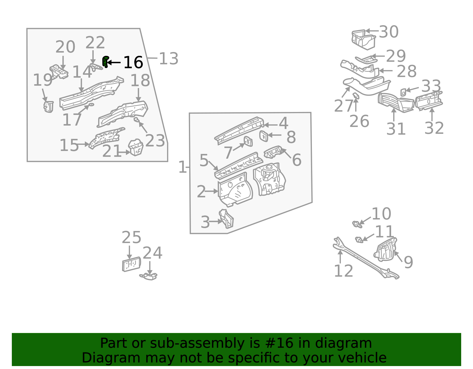 2001-2013 Toyota Highlander 2001-2013 Toyota Highlander - Inner Rail ...