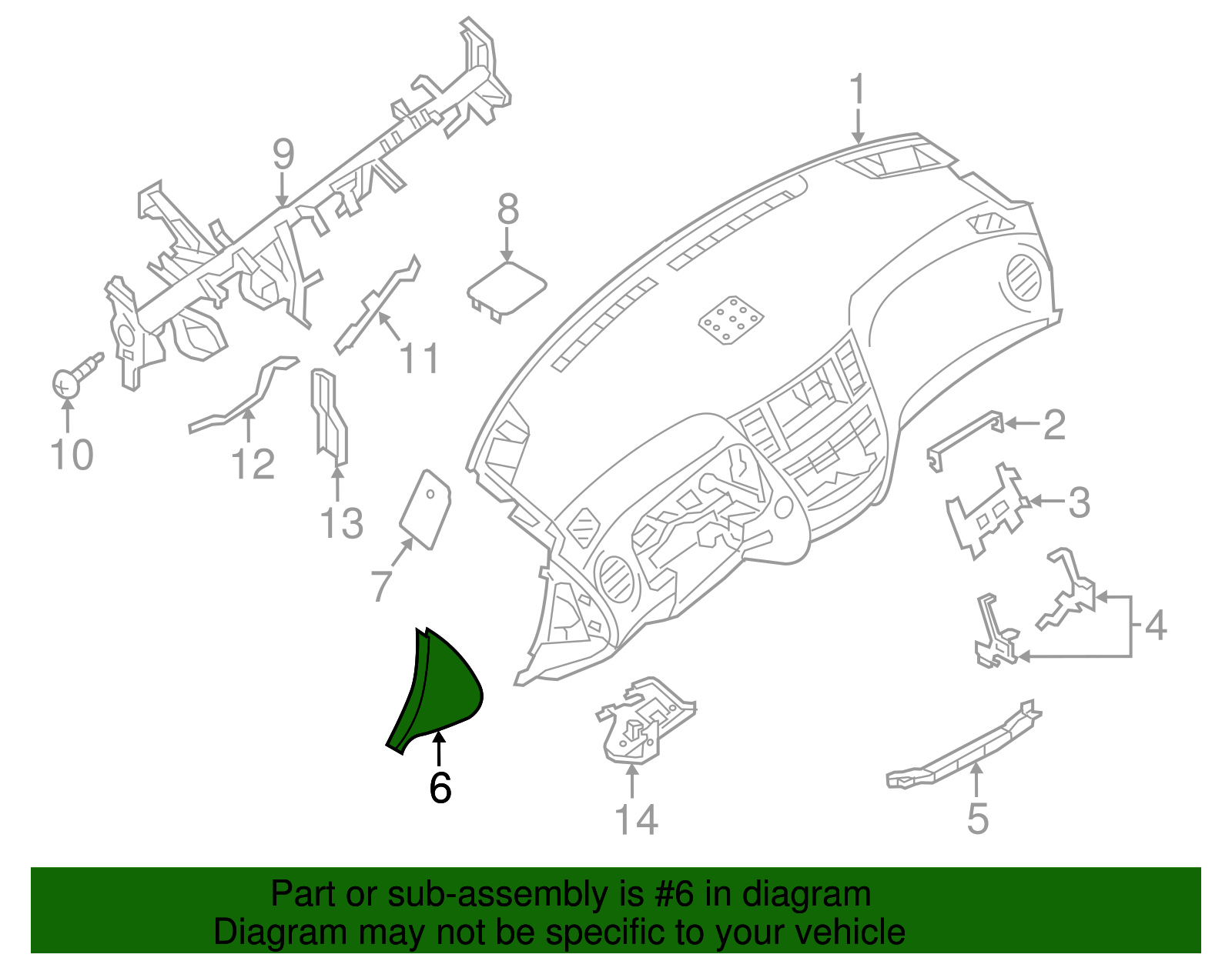 2013-2020 Infiniti End Cap 68421-3JA0B | INFINITI OF WEST CHESTER