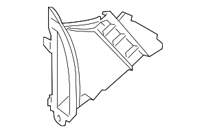 51137349591 - 2017-2023 BMW Air Duct (51-13-7-349-591) | BMW of South ...