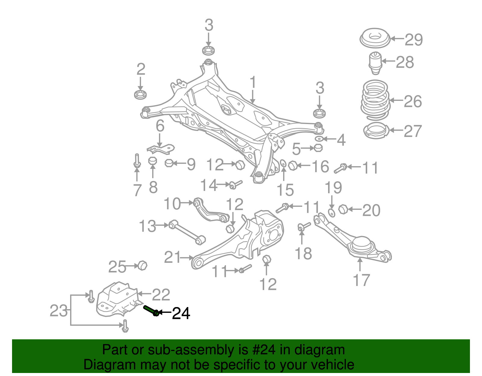 2007-2013 Mazda Bracket Upper Bolt 9YA0-2A-404 | Mazda Parts Deals