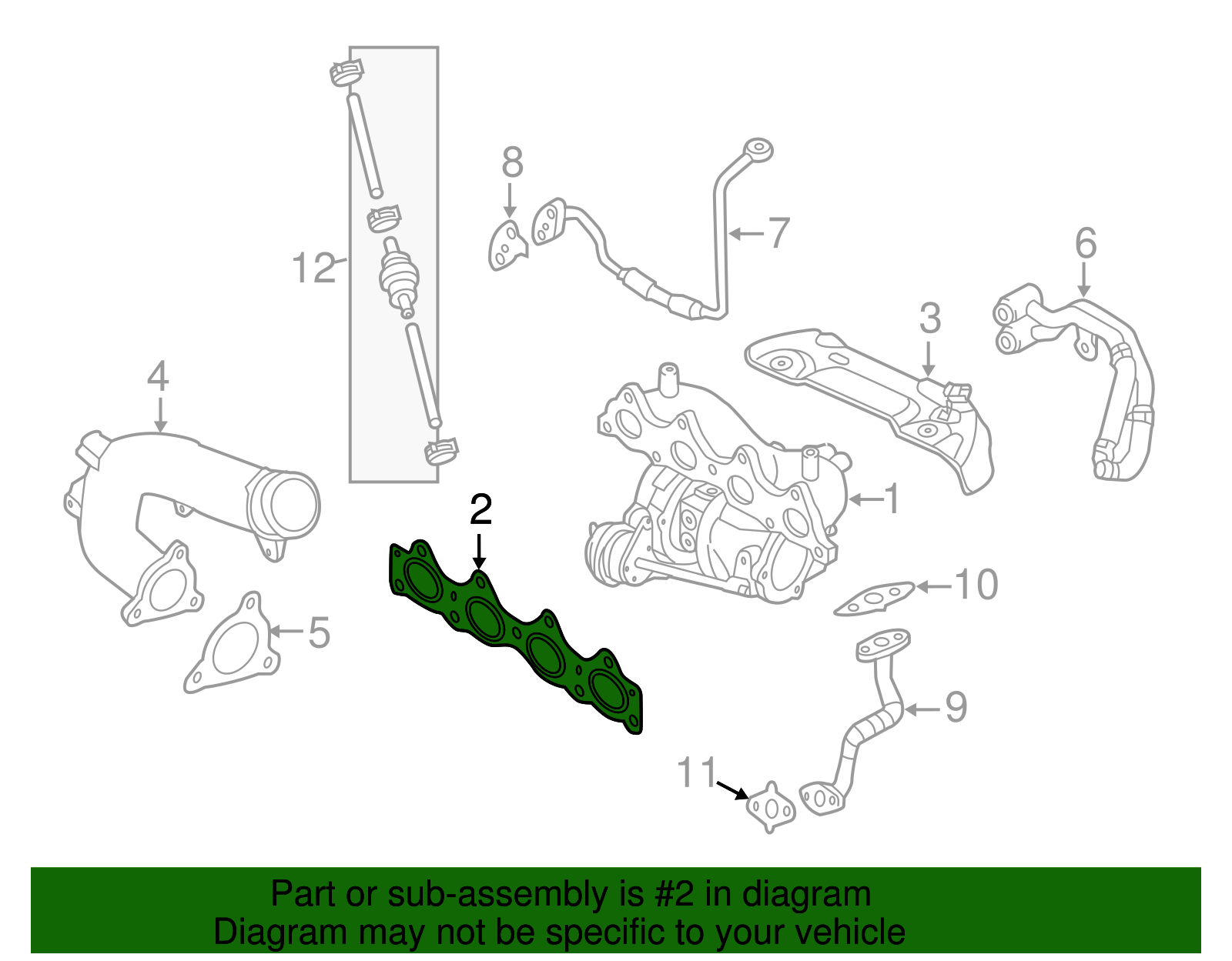 28521-2B700 - Exhaust Manifold Gasket 2014-2024 Kia | Kia.Parts Store