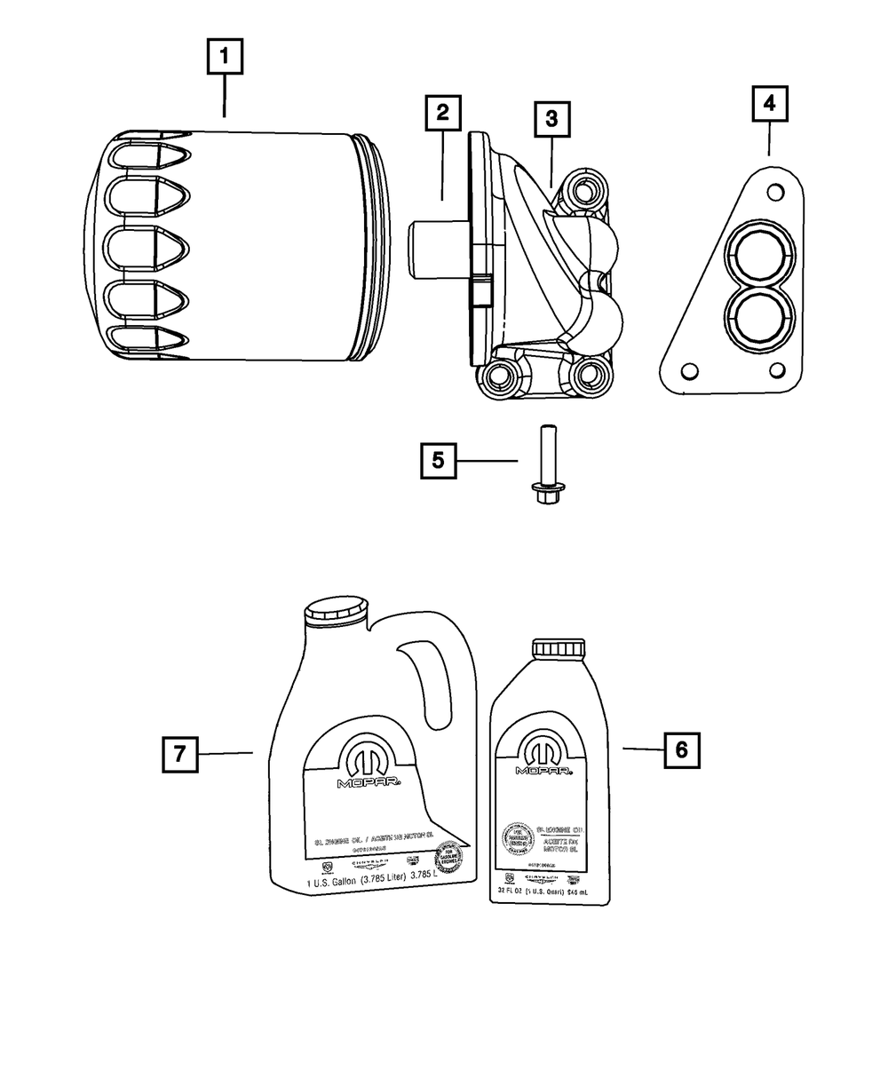 2009 Chrysler PT Cruiser Engine Oil 50035091AA | My Mopar Parts