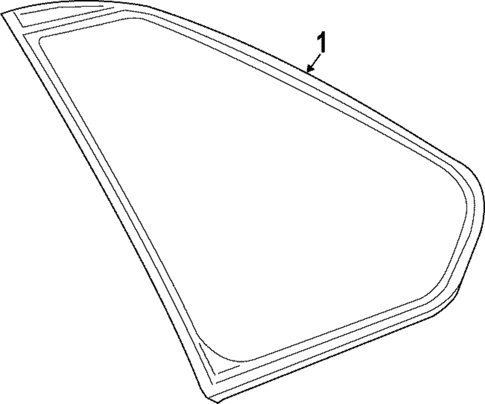 62720-0A060 - 2022-2024 Toyota Corolla Cross - Quarter Glass | Discount ...