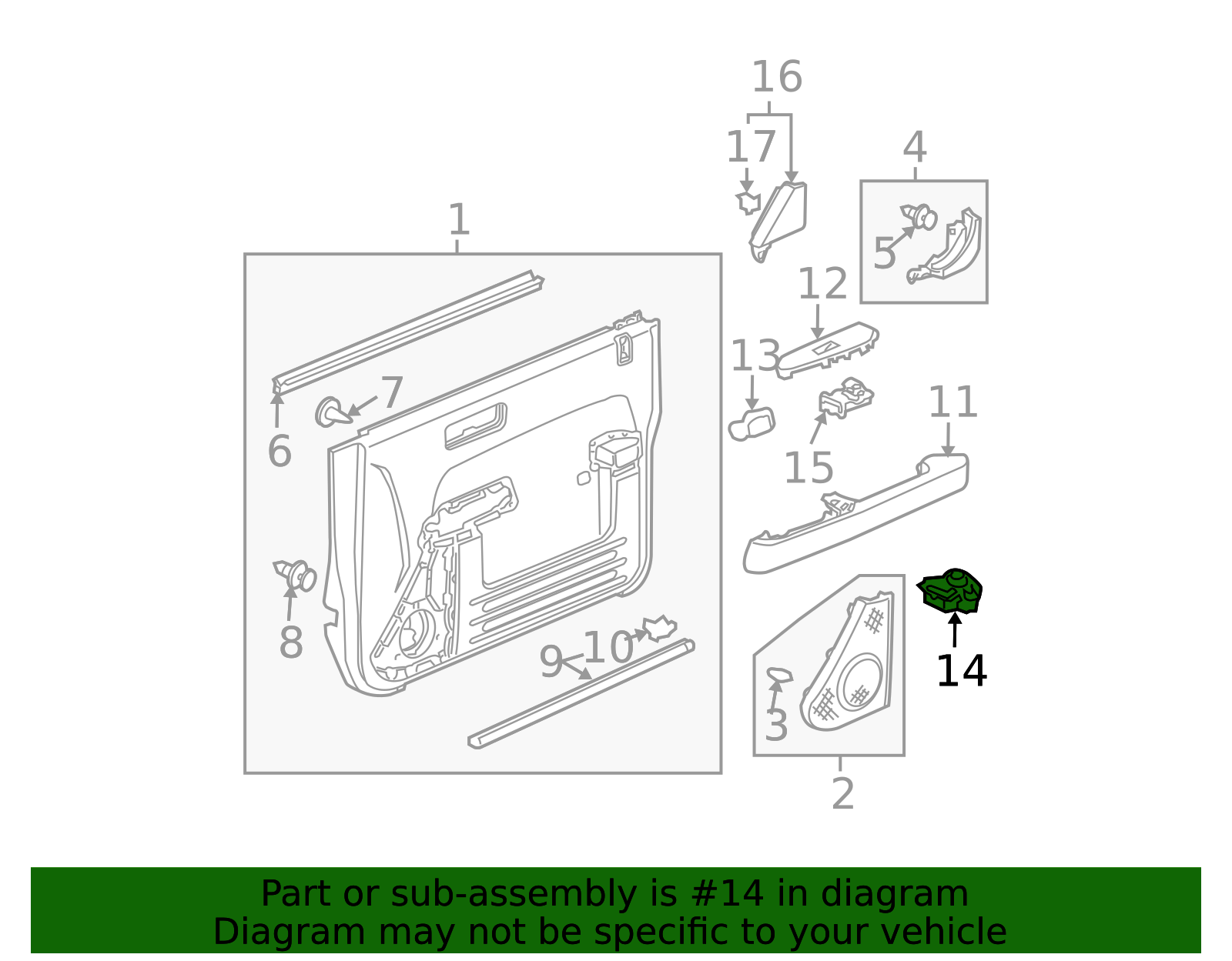 35190-SCV-A01 - Mirror Switch 2003-2011 Honda Element | Honda Parts Online