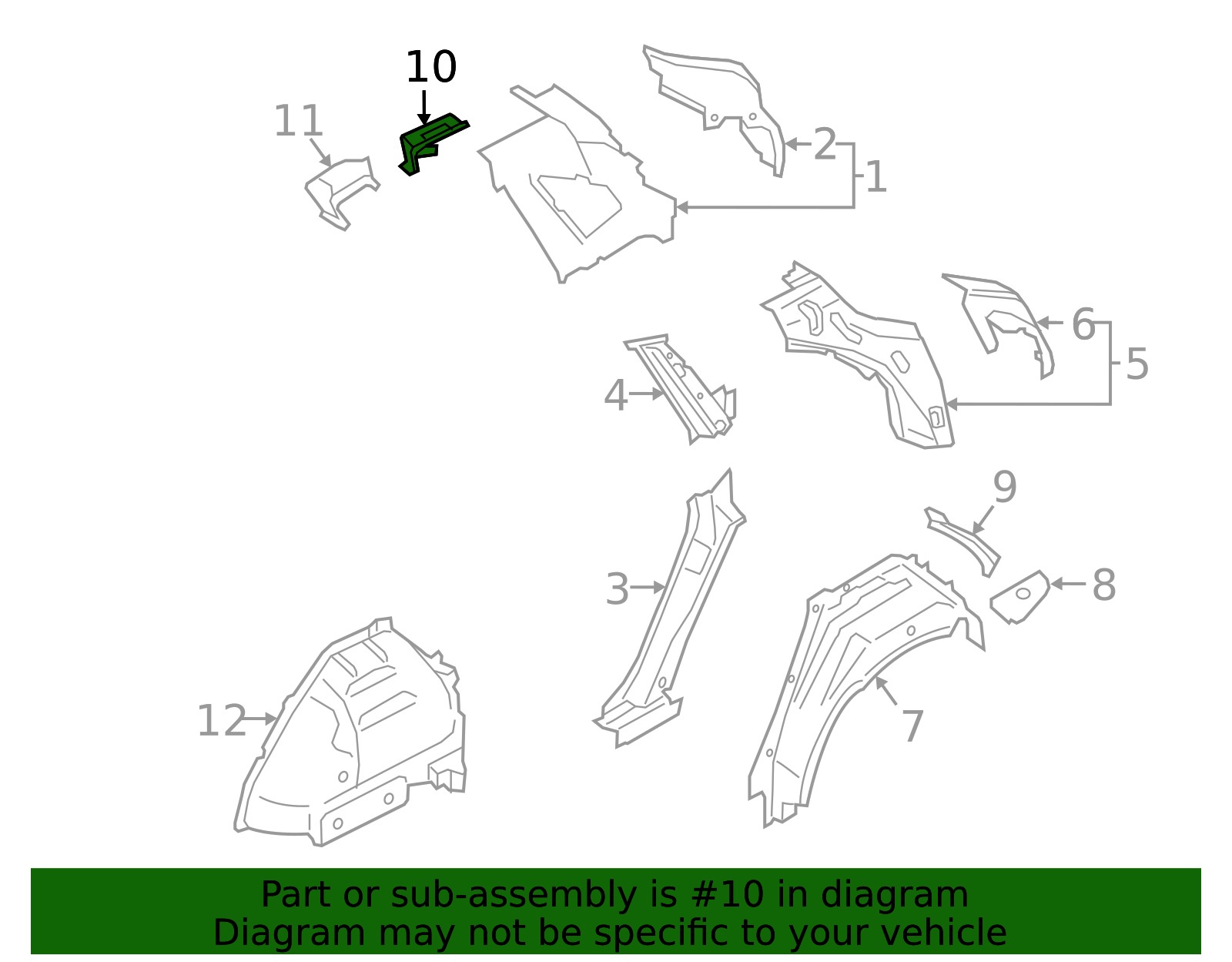 95B-809-779-AY-GRV - High-Quality Quarter Panel Bracket for 2015-2025 ...