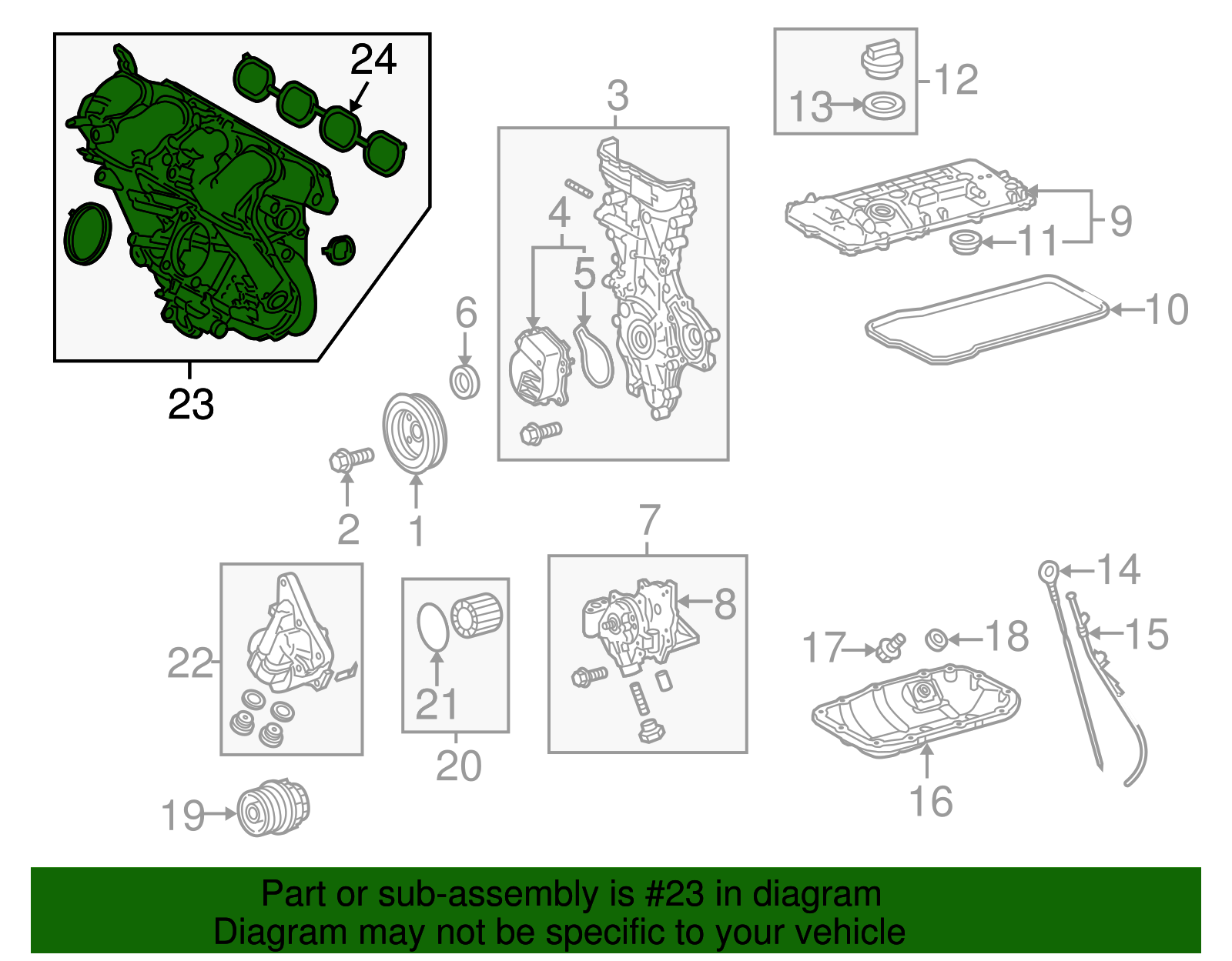 17120-37110 - Intake Manifold 2016-2025 Toyota | Longo Toyota Parts