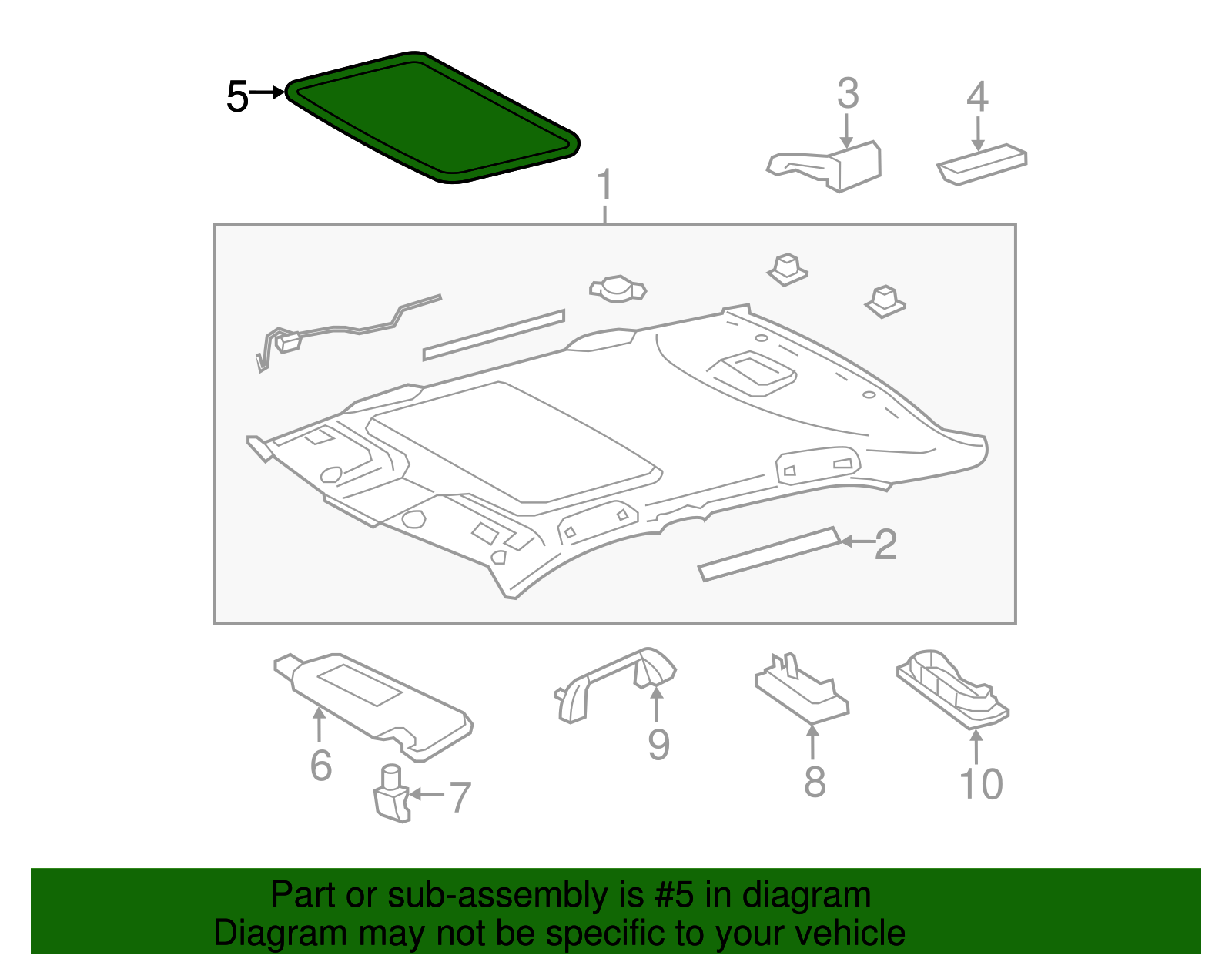 2007-2011 Toyota Camry Opening Trim 63318-33050-E0 | Toyota Parts Center