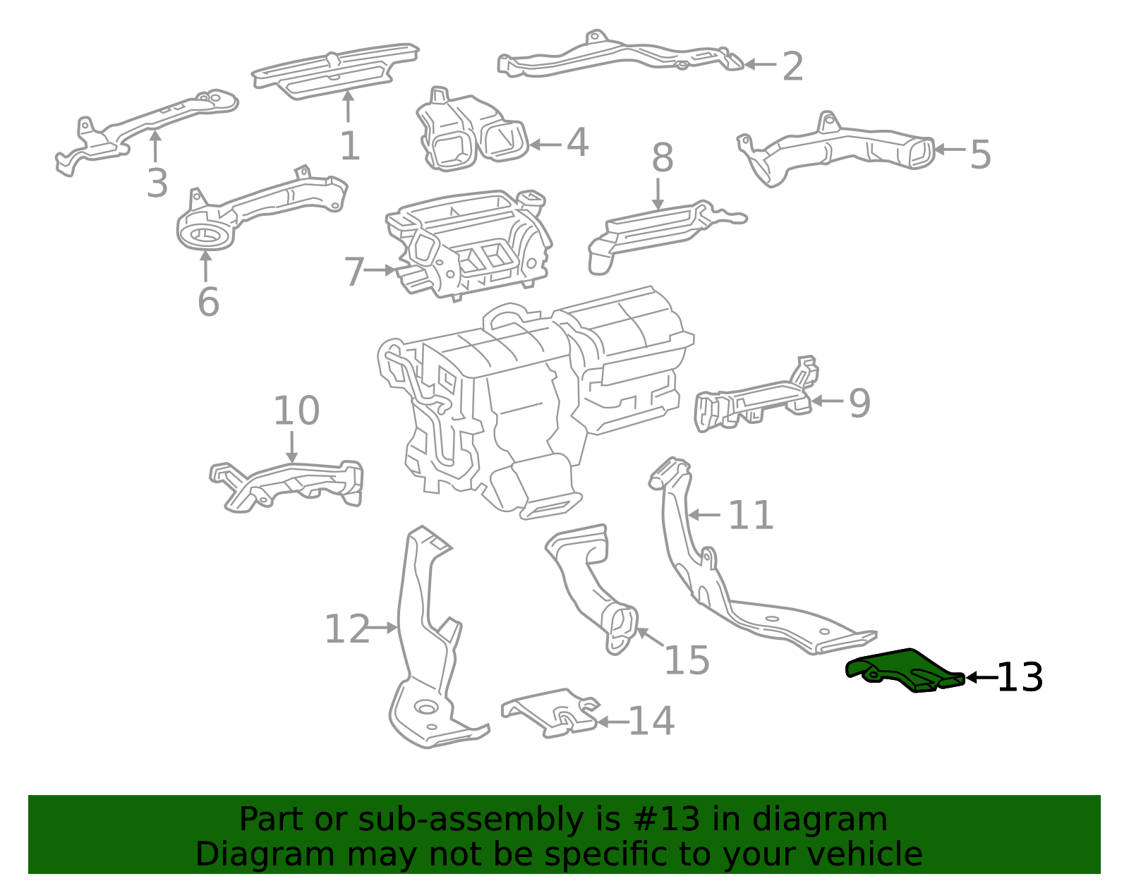 87215-0R030 - Outlet Duct 2019-2025 Toyota | Norm Reeves Toyota Dallas ...