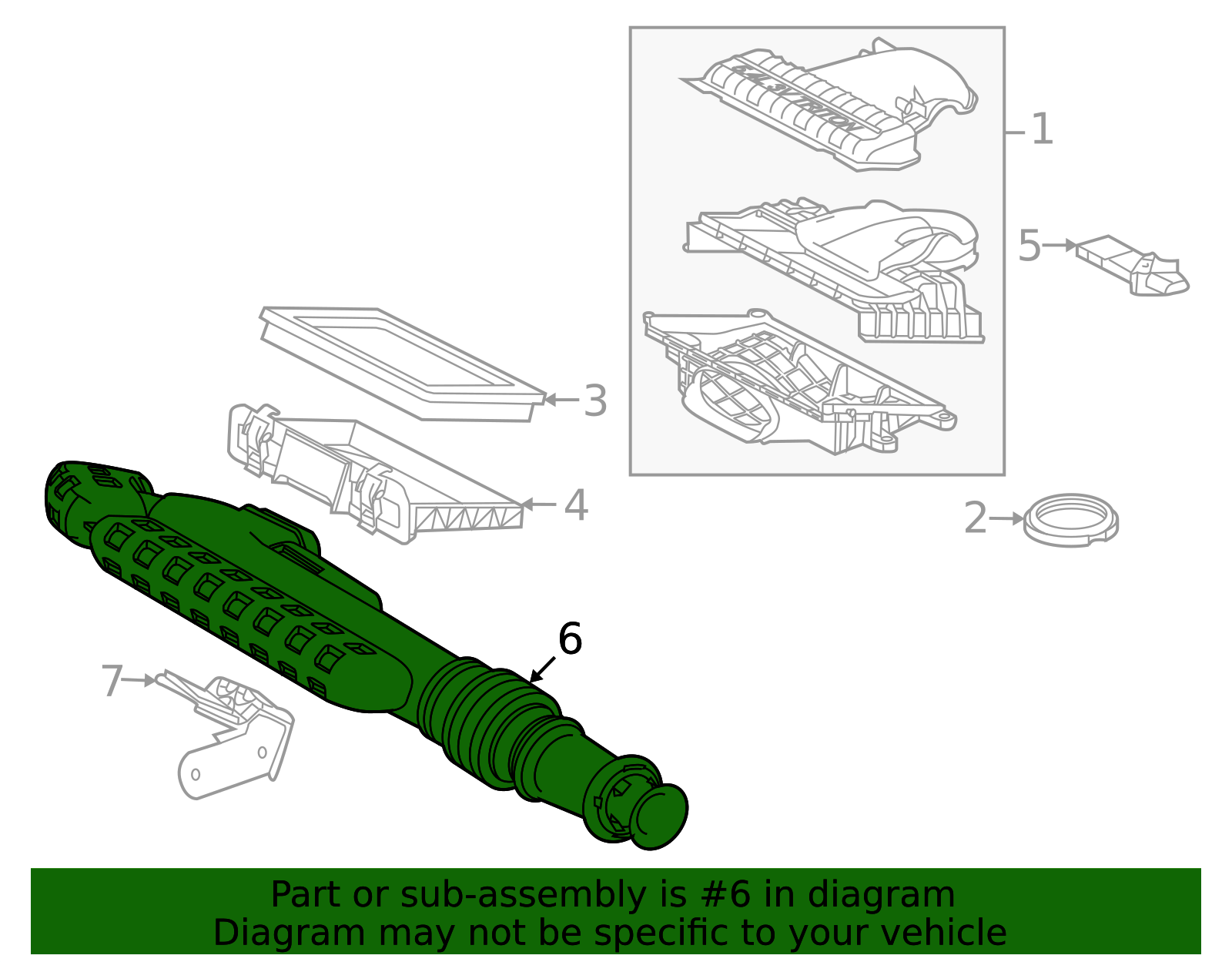5L3Z-9F721-B - 2004-2008 Ford - Air Inlet Tube | Dealer Auto Parts