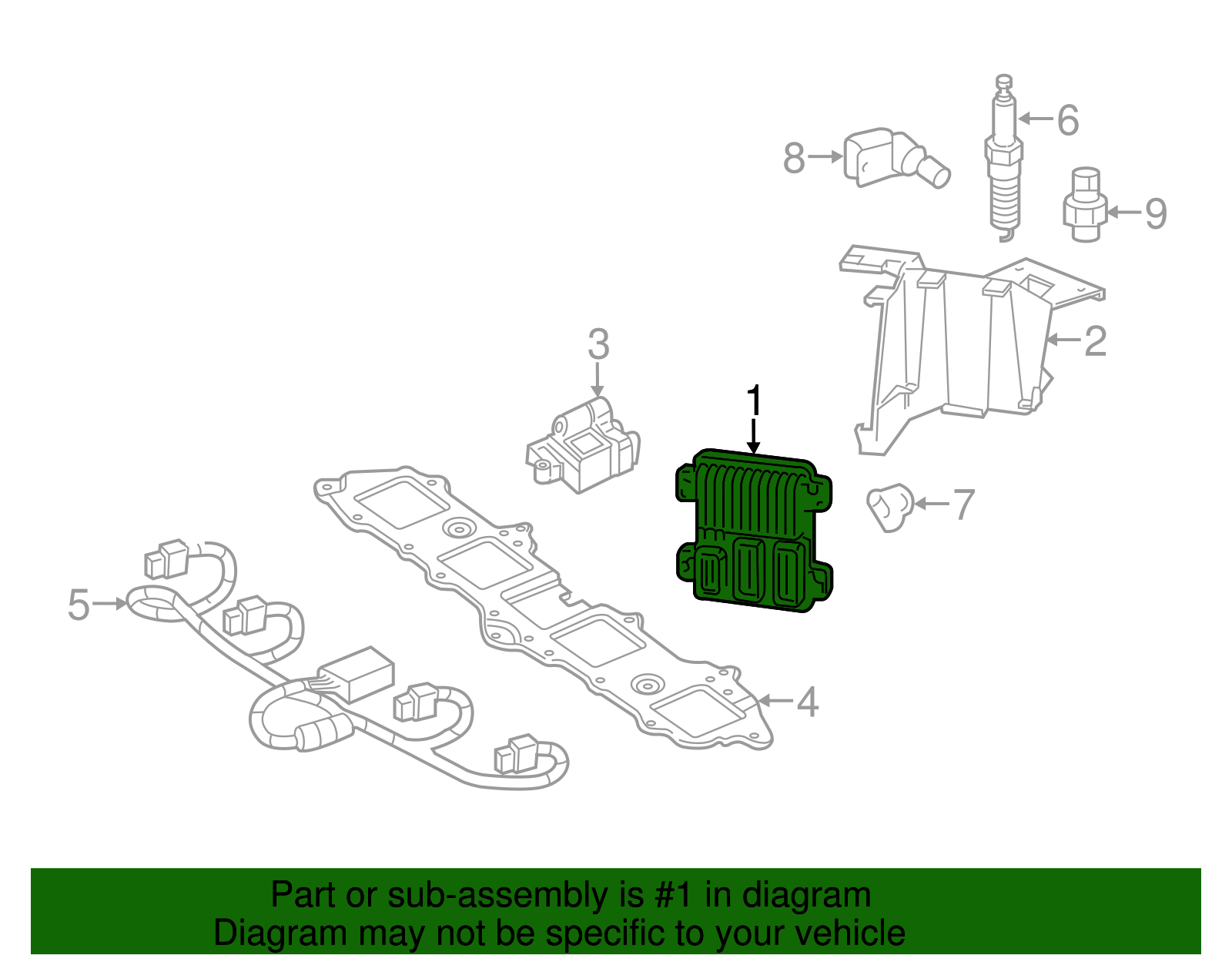 12692200 - 2011-2020 GM - Engine Control Module Assembly | Partners Chevy