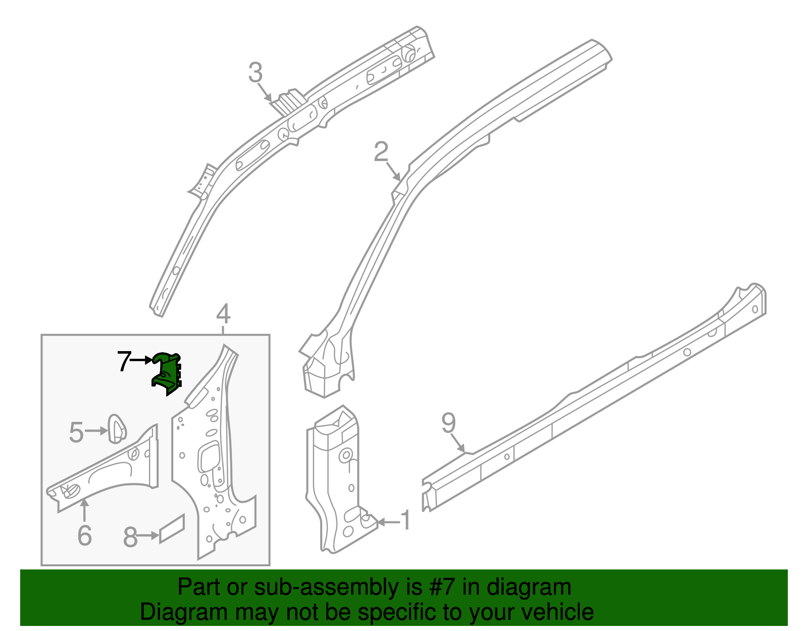 5QA-802-551 - Corner Reinforced - 2018-2021 Volkswagen | World VW Parts