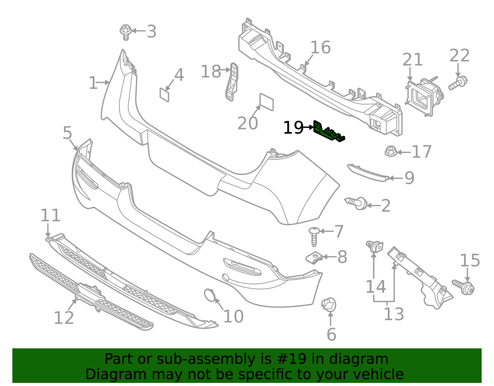 86637-K0000 - Impact Bar Lower Bracket 2020-2022 Kia Soul | Kia.Parts Store