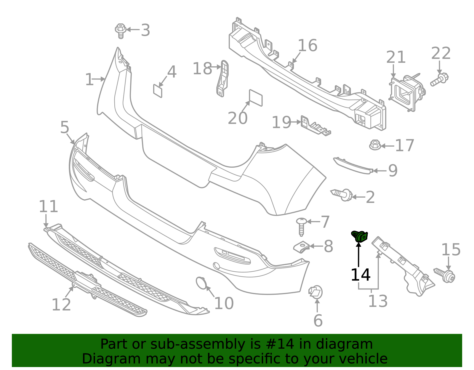 86625-3S000 - Side Bracket Retainer 2020-2025 Kia | Kia.Parts Store